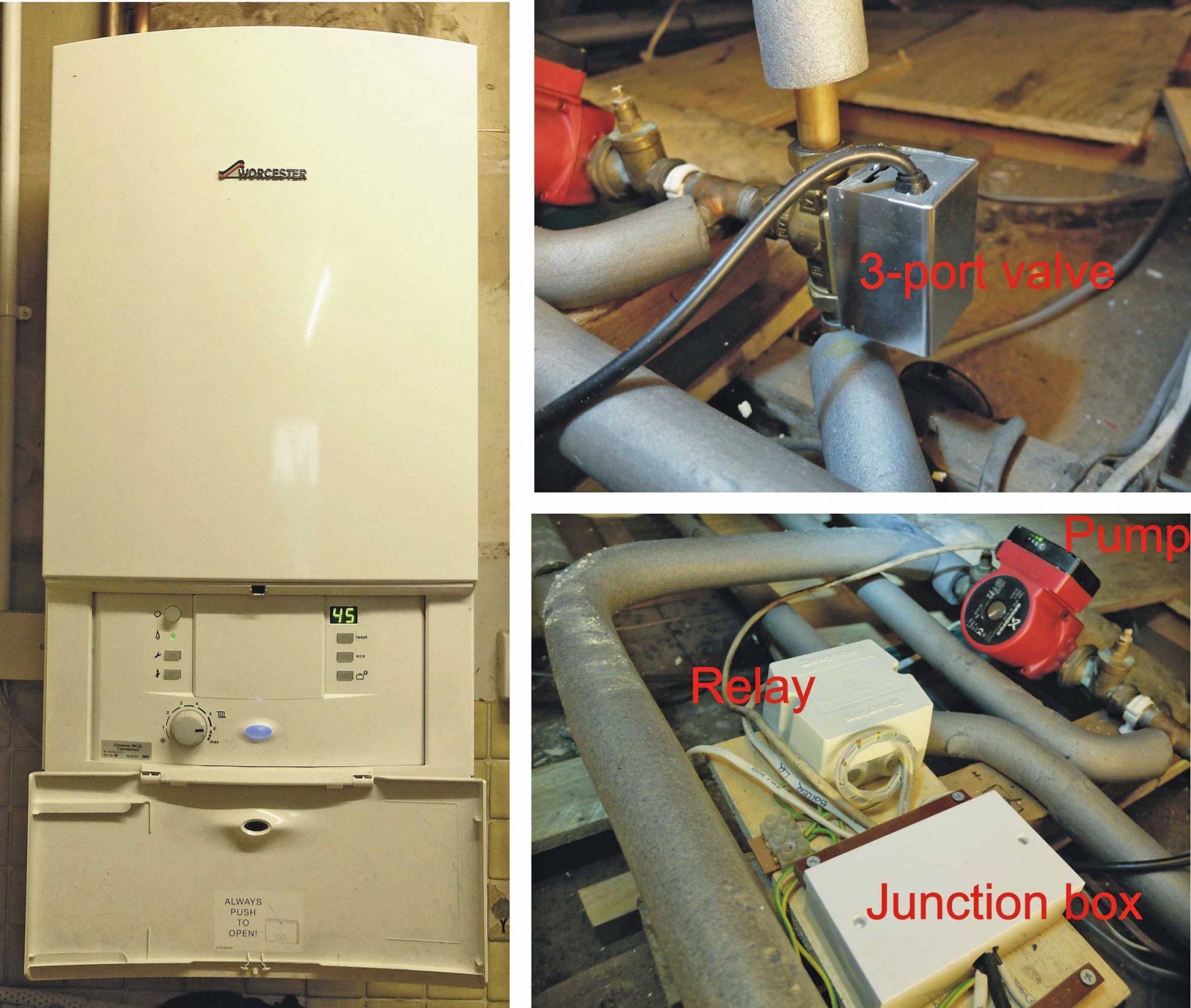 Central Heating Boiler Circuit - Julian Rogers - Practical Projects